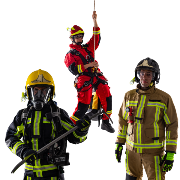 Equipamentos de proteção individual (EPI) para BOMBEIROS